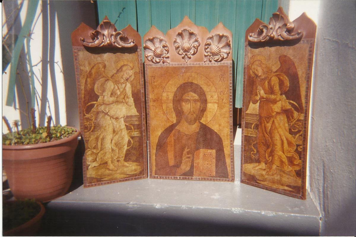 MANOLI Y SUS MANUALIDADES: TRIPTICO MADERA