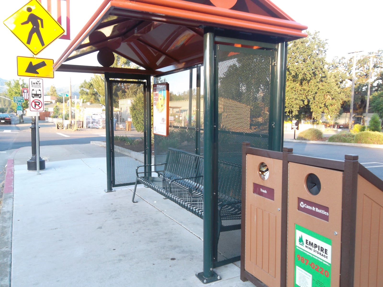 Librarian on a Bicycle: We need trash containers at bus stops