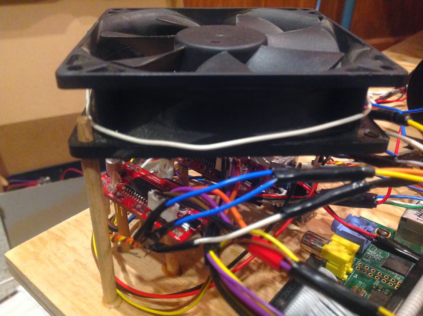 Science With Screens: Laser Cutter Build Night: Electronics Attached ...