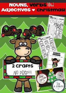 Its a Thing: Christmas Craft - Verbs, Nouns and Adjectives activities ...