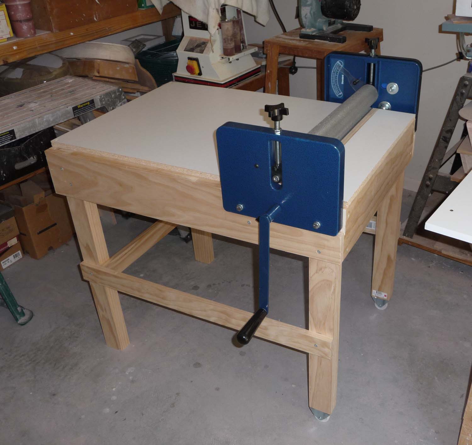 Stephen Cullum's Bonsai & Pottery: Post 118 Slab roller