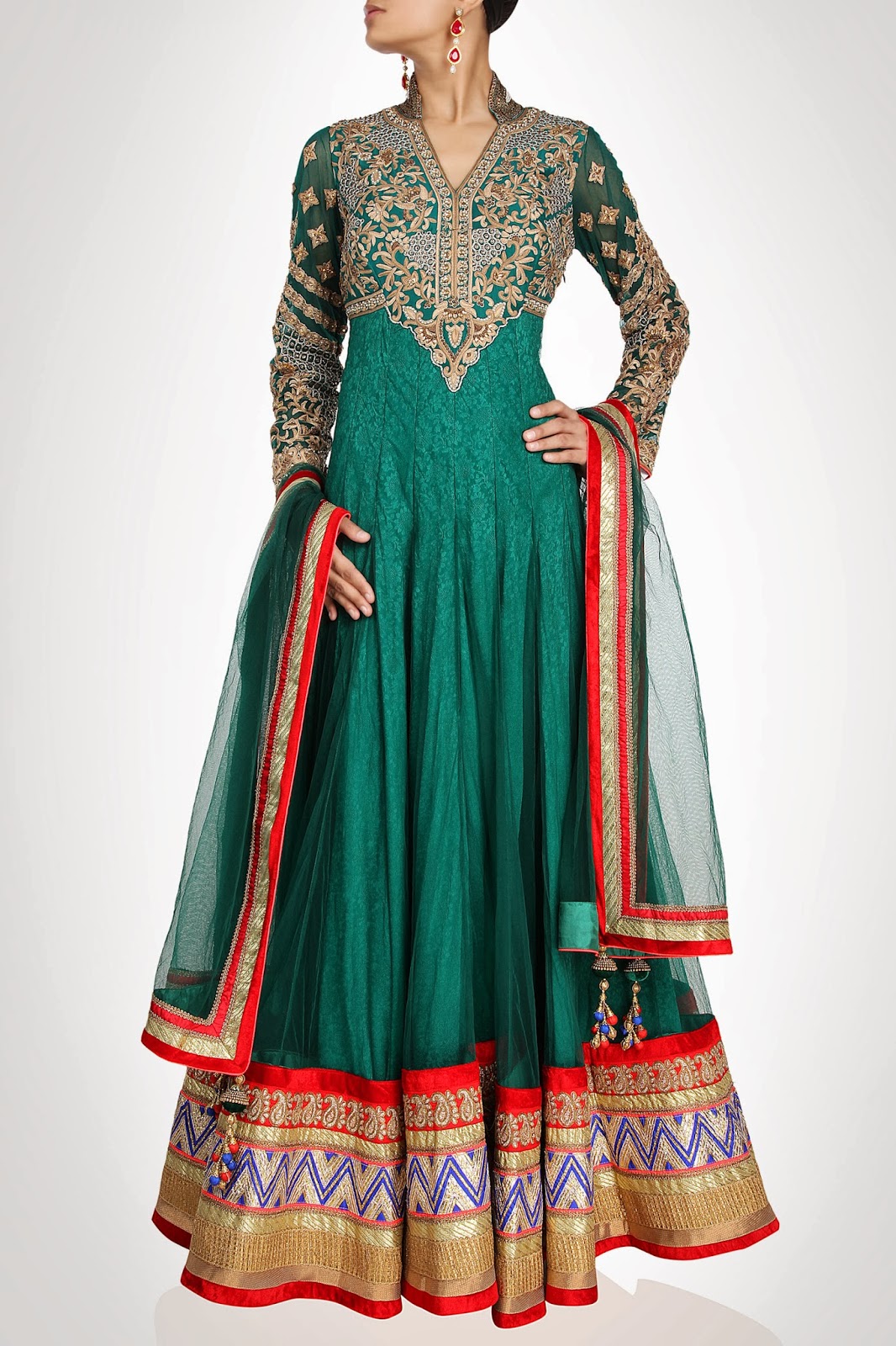 Bollywood Designer Stylish Floor Length Latest Frock Suits Designs By ...