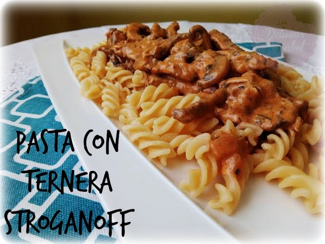 Pasta con ternera strogonoff | Las Delicias de Isabel