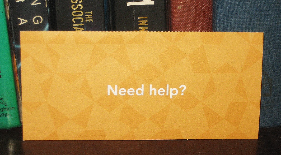 Percy's Fast Food Toy Stories : Need Help Card 2013 Starbucks