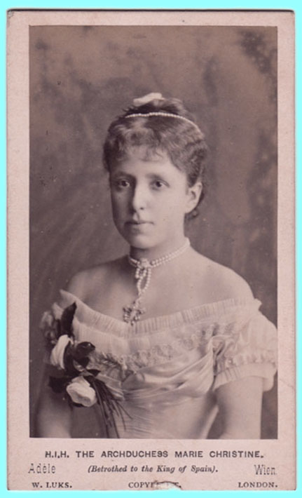 Maria's Royal Collection: Archduchess Maria Christina of Austria, Queen ...