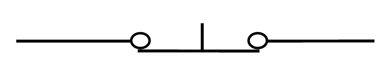 simbol saklar on-(off)