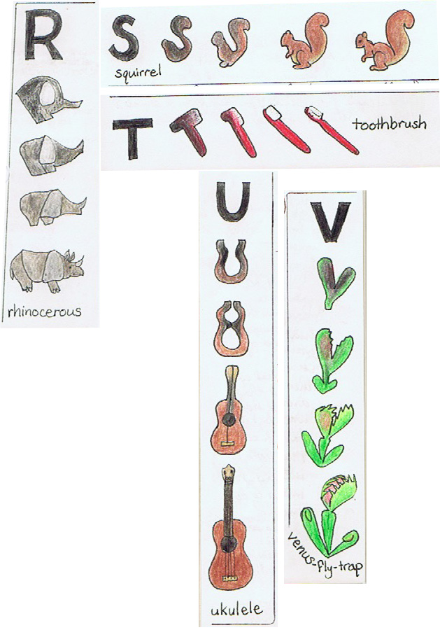 Black and White: Alphabet Transformations