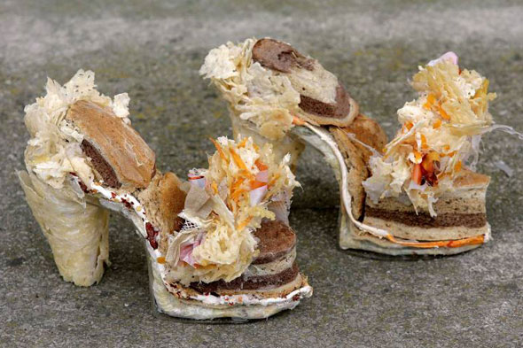 shoenista: Cheesy Feet (geddit?)