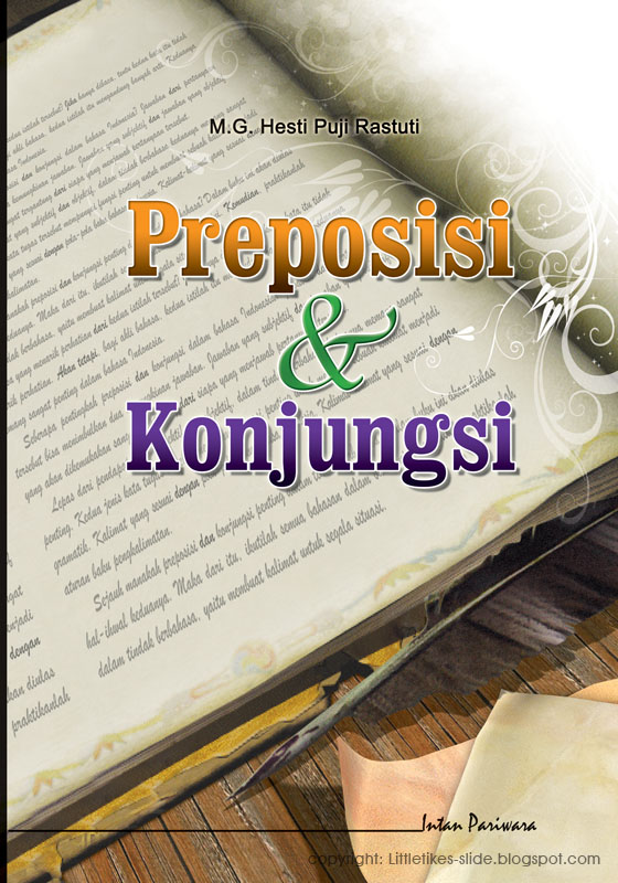 LITTLE TIKES SLIDE: Design a Book Cover | Prepositions and Conjunctions