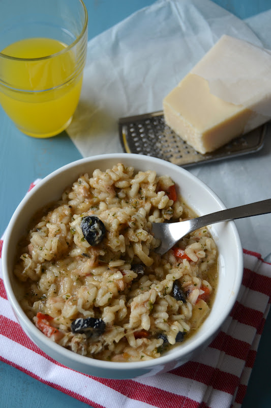 Risotto con atún | Cocinar es ponerse