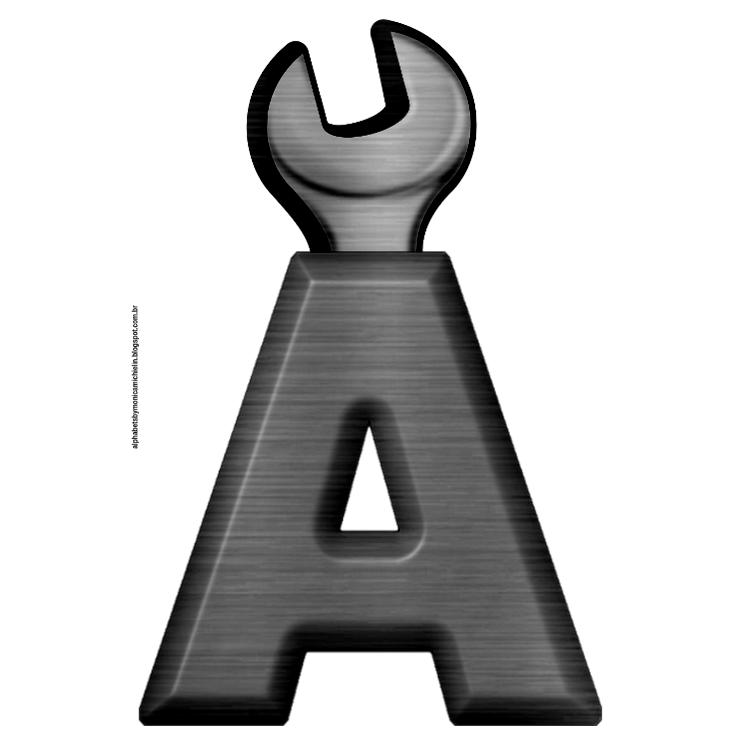 M. Michielin Alphabets: FERRAMENTA ALFABET PNG - WRENCH TOOL ALPHABET ...