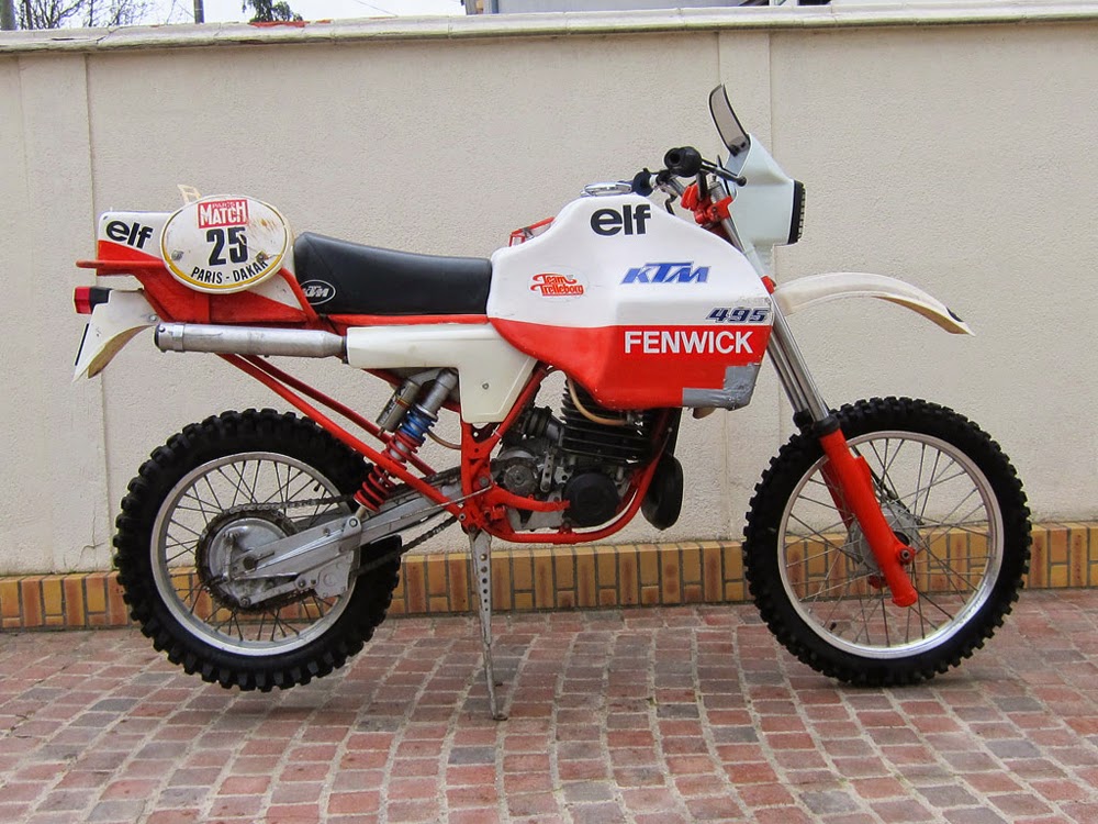 MotArt: KTM 495 Dakar ex-Gilles Francru