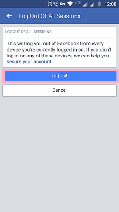 How To Log Off Facebook on All Devices in One-Click - Techrolet Tech Guides