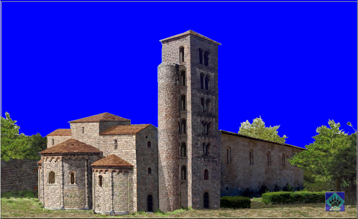 ZáLeZ: Recreación: iglesia románica del Monasterio de Oña (s. XII)