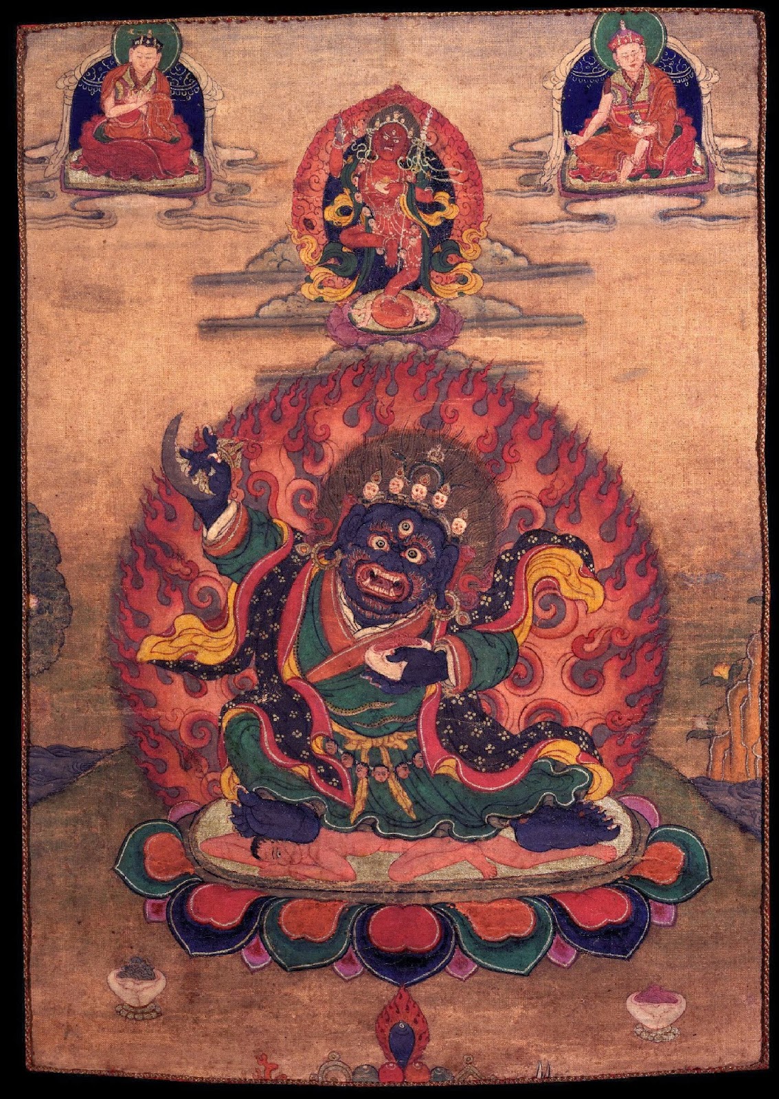 Destiny Gallery 丰天林: Bernagchen Chen (Black Robe) Mahakala (Kagyupa ...
