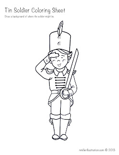 Tin Soldier Coloring Sheet