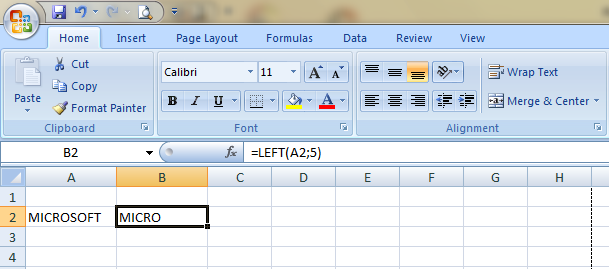 BELAJAR FUNGSI TEKS PADA MICROSOFT EXCEL