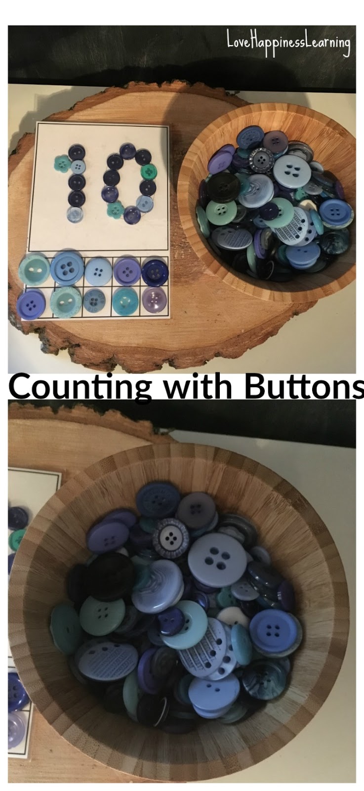 LoveHappinessLearning: Counting with Buttons Provocation