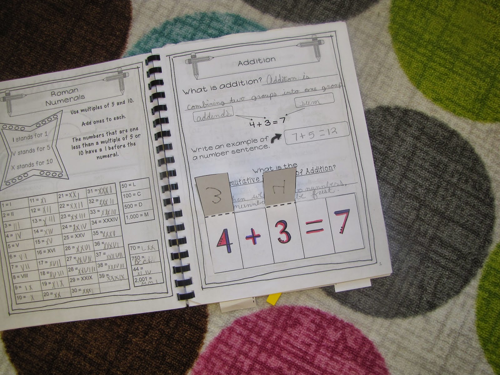 Once Upon a Creative Classroom: Friday Flash Freebie and Math Journal View