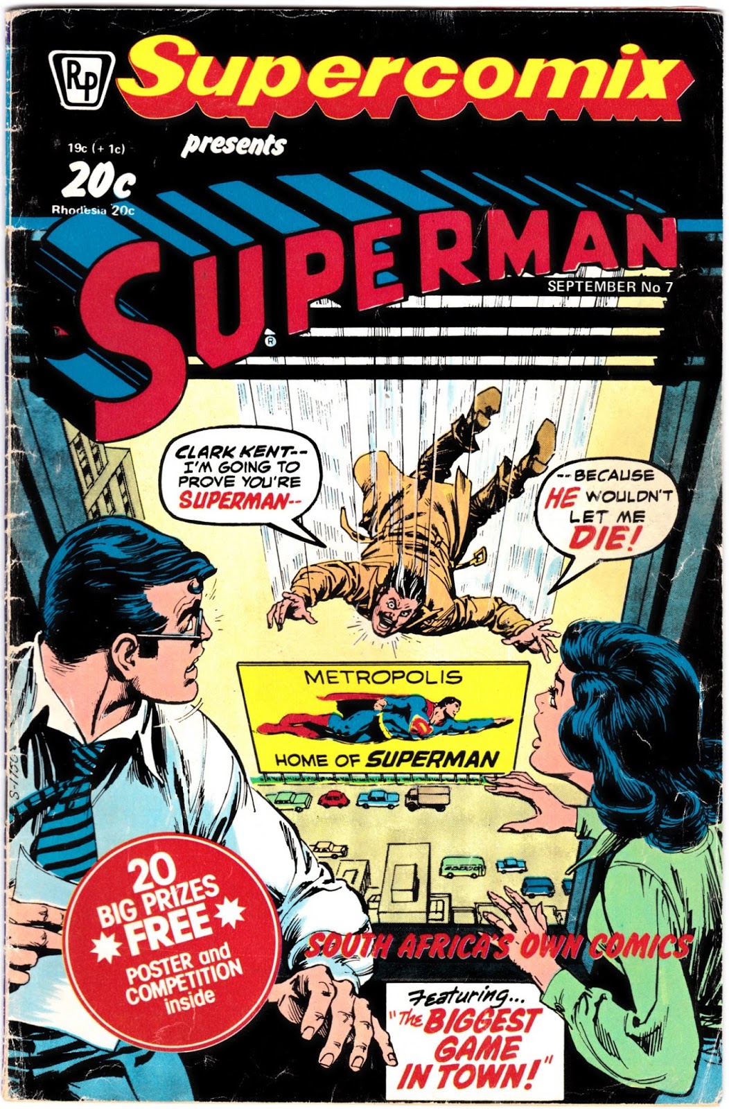 South African Comic Books: Supercomix Superman