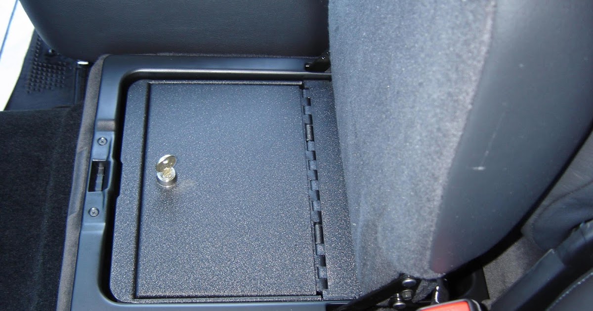 Under Car Seat Gun Safe