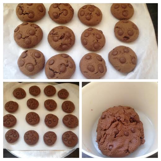 Chef em casa & cia: COOKIE DE CHOCOLATE COM LARANJA