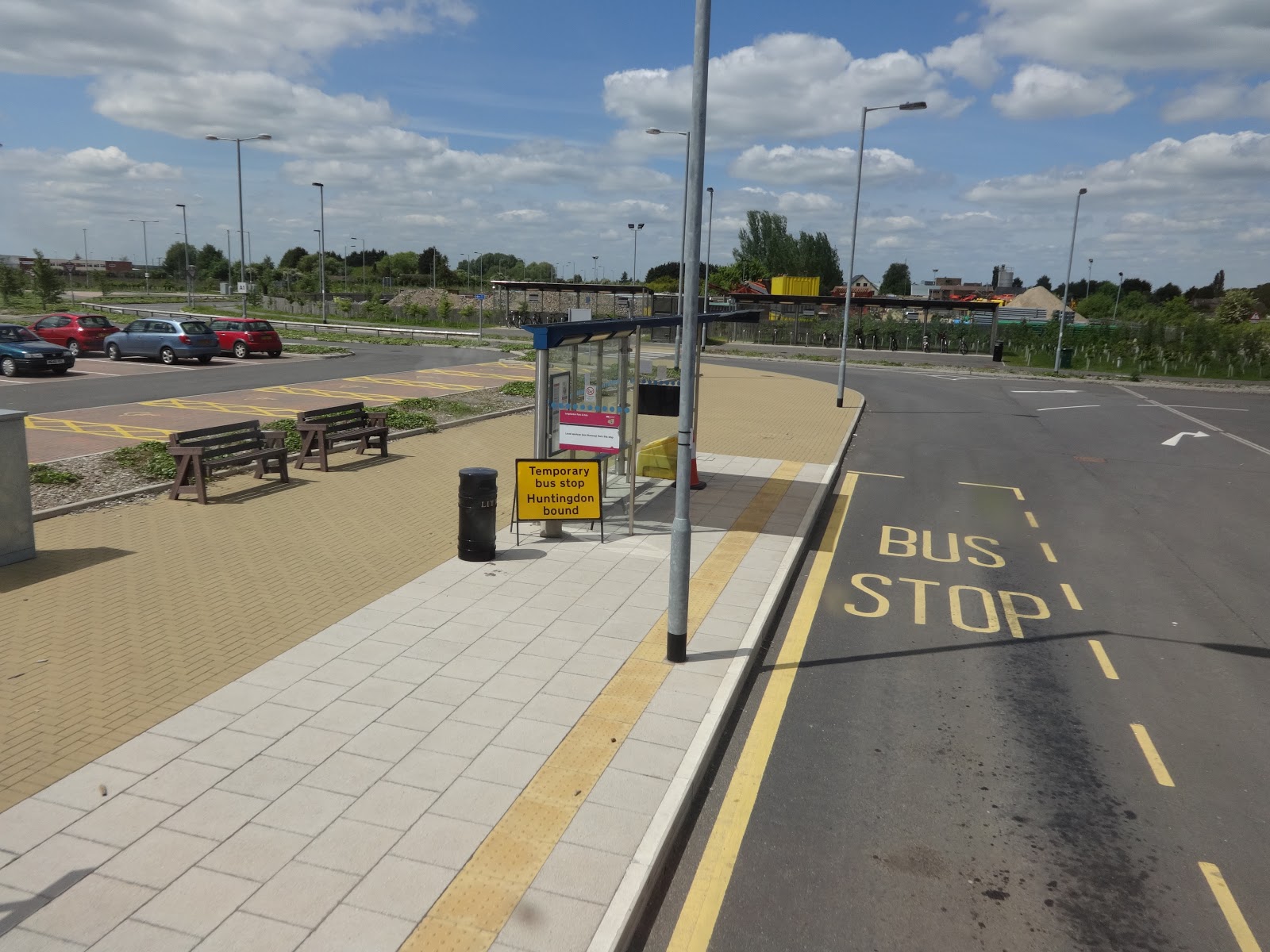 Travelling the Cambridgeshire guided busway: Maintenance work at ...
