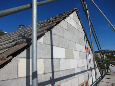 Our Christchurch Modern: Blockwork, done. Roof, done.