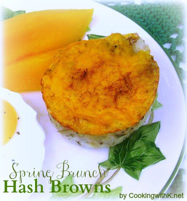 Spring Brunch Recipe! Baked Hash Browns Cups
