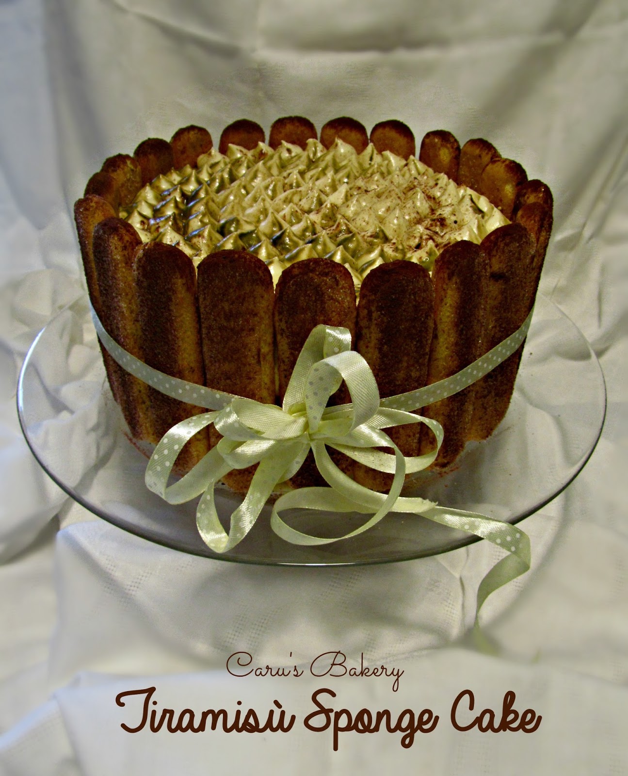 Caru's Bakery: Tiramisù Sponge Cake