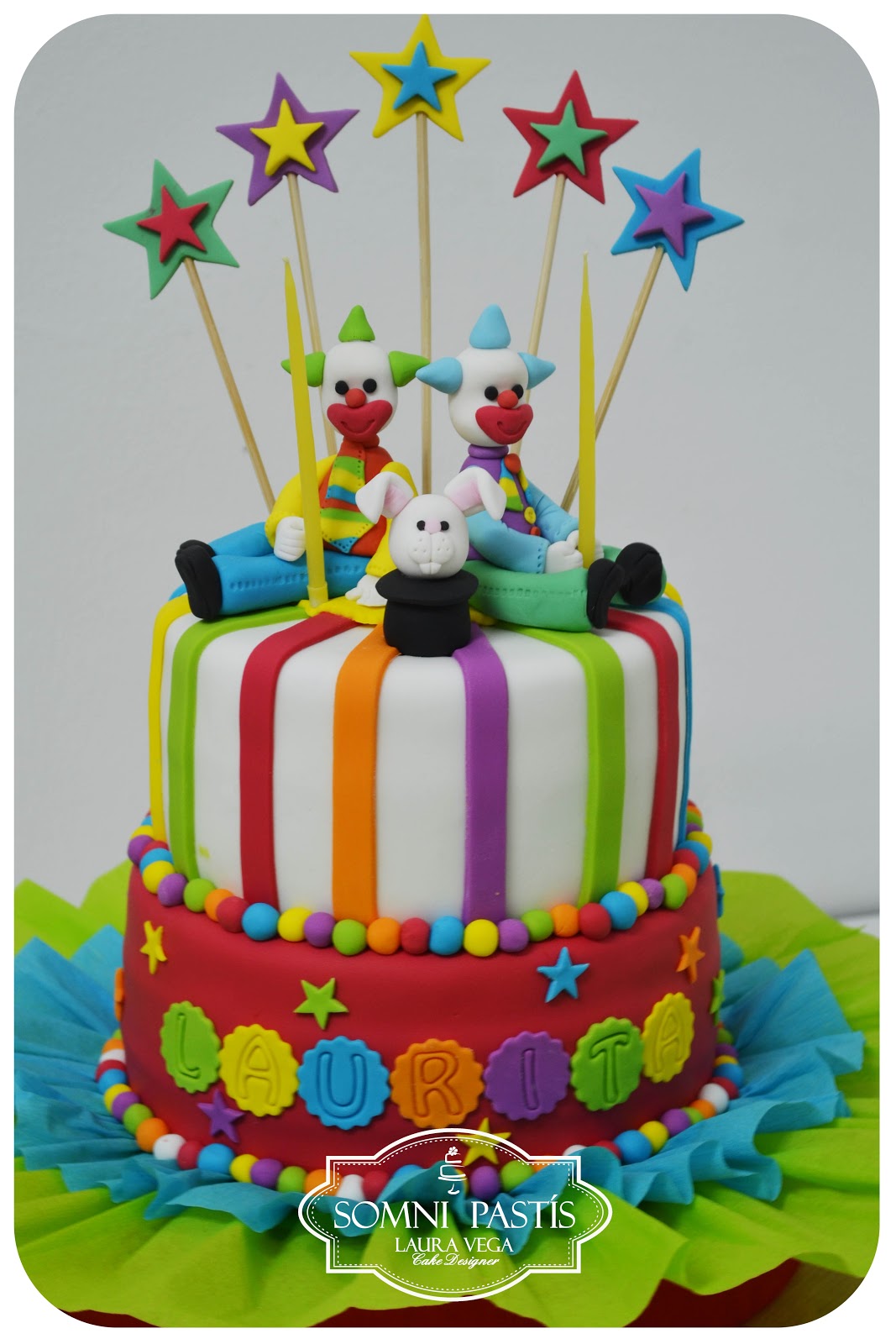 Somni Pastís: Pastel de Payasos (Clowns cake)