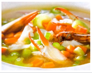 Comidas Exóticas : Sopa de Jaiba