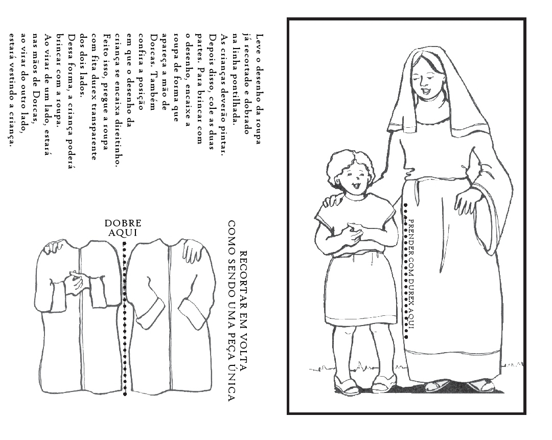 Escolinha Bíblica da Garotada: Para colorir: Dorcas