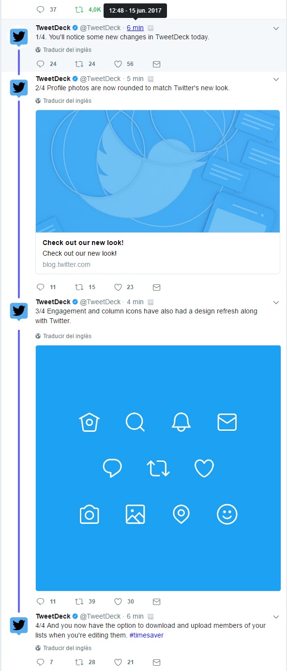 Twitter y Tweetdeck cambian de apariencia ~ Curioseando