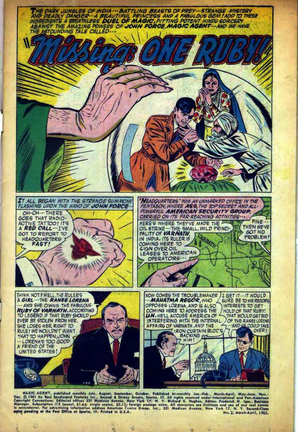 Ominous Octopus Omnibus: MAGIC AGENT #2