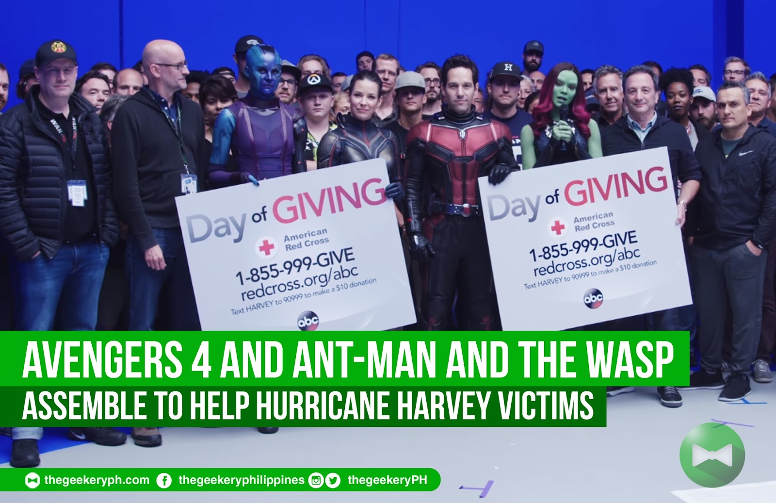 Avengers 4 and Ant-Man and The Wasp assemble to help Hurricane Harvey ...
