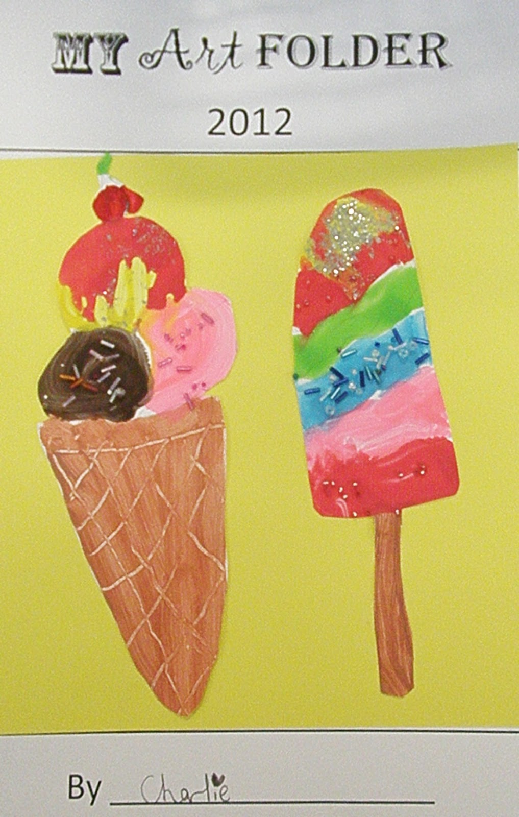 Art with Mrs Baker: Ice cream Paintings