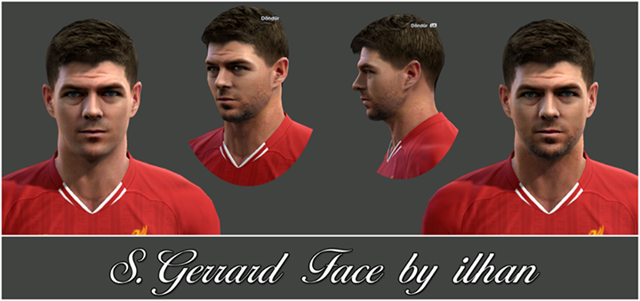 pes-modif: S. Gerrard Face by ilhan
