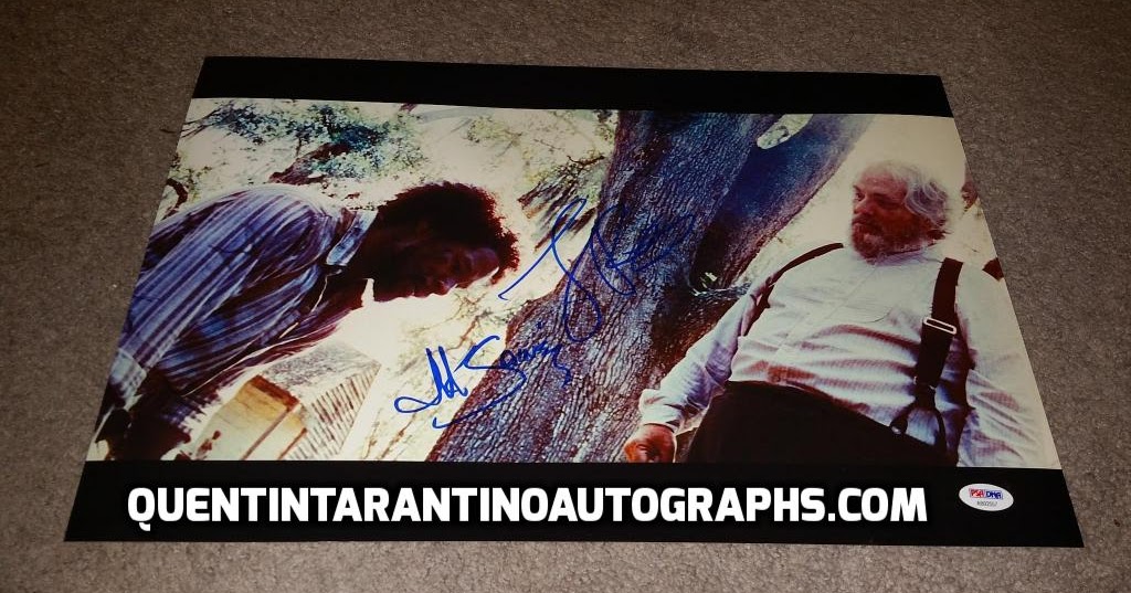 My Quentin Tarantino Autograph Collection: Jamie Foxx and M.C. Gainey ...