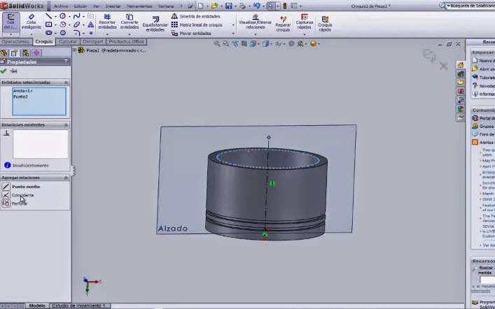 How to make 3D Piston Model in Solidworks 2010 - SolidWorks Share
