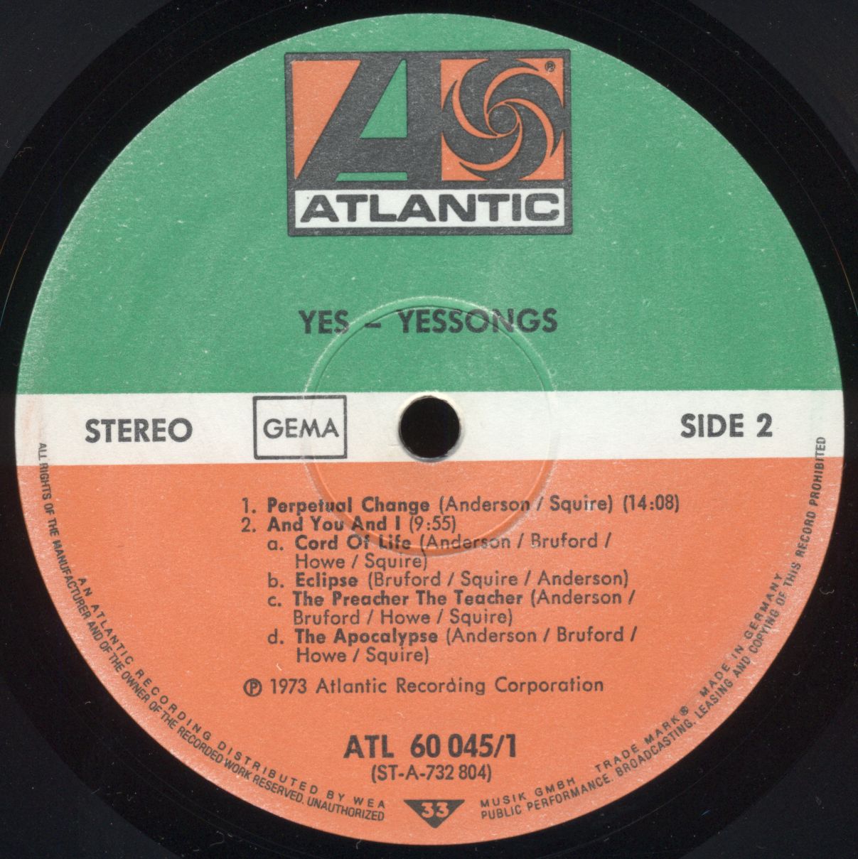 Yes - Yessongs (1973)