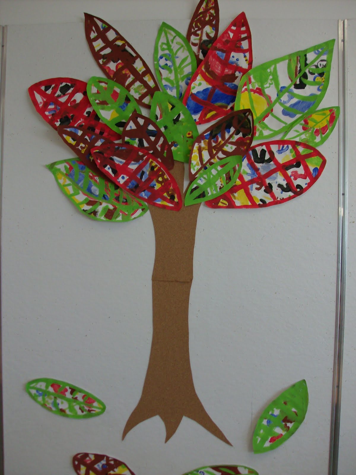 Reuse Crafts: Reused Butcher Paper Mural