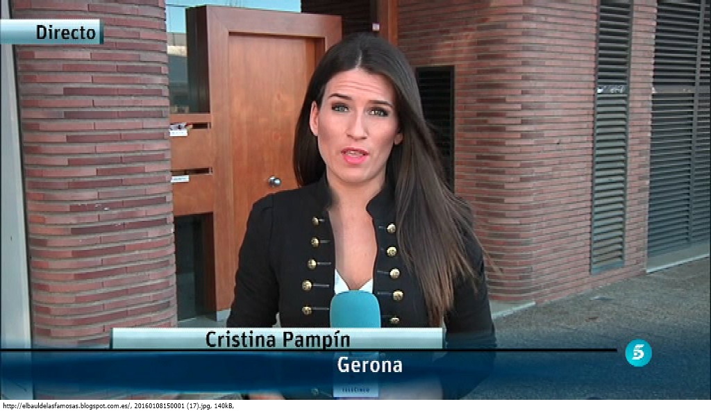 El Baúl de las Famosas: Cristina Pampin -reportera Mediaset-Tve 2016 ...