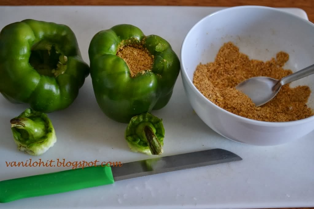 Recipe world: Stuffed Capsicum / ಸ್ಟಫ್ಡ್ ಕ್ಯಾಪ್ಸಿಕಂ