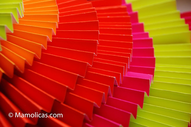 MaMoLiCaS: DECORACIÓN FIESTA CUMPLEAÑOS NEÓN: GUIRNALDA CÍRCULOS Y ...