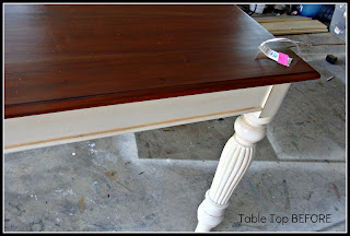 LaTeDa Designs: Table Top Refinish