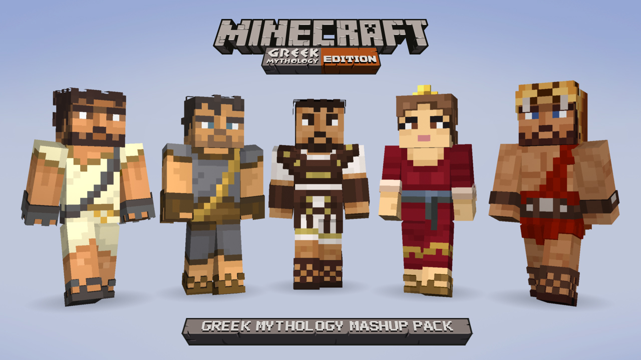 Nova DLC 'Greek Mythology Mash-up Pack' é lançada para Minecraft na XBL ...