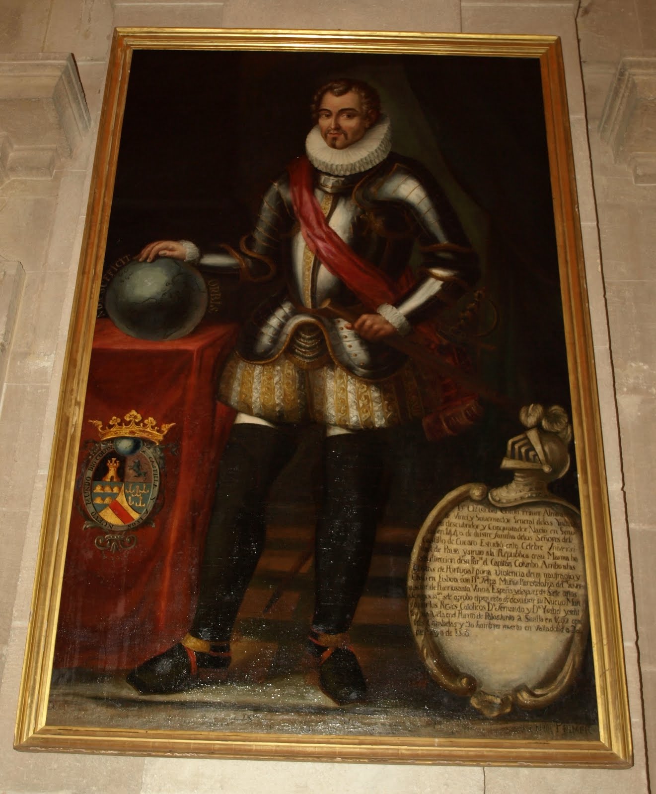 Sevilla Daily Photo: Retrato de Cristóbal Colón.