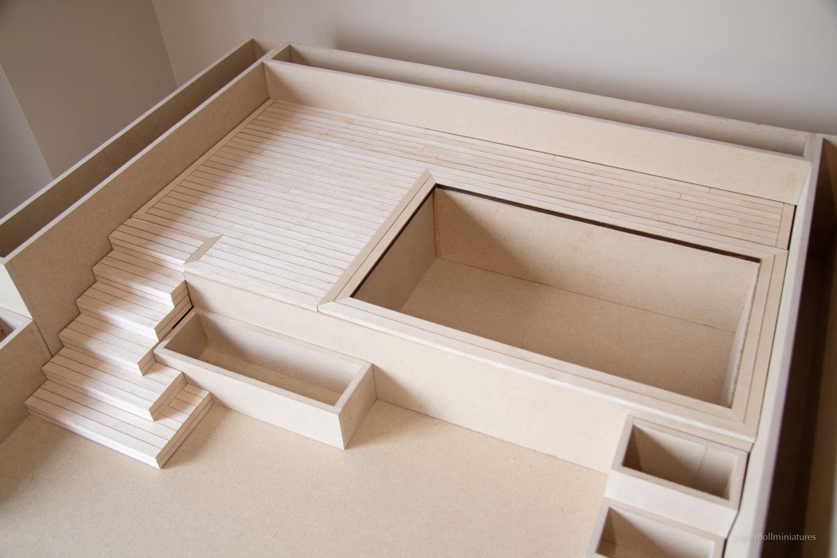 Backyard Patio Retreat: The Base — Paper Doll Miniatures