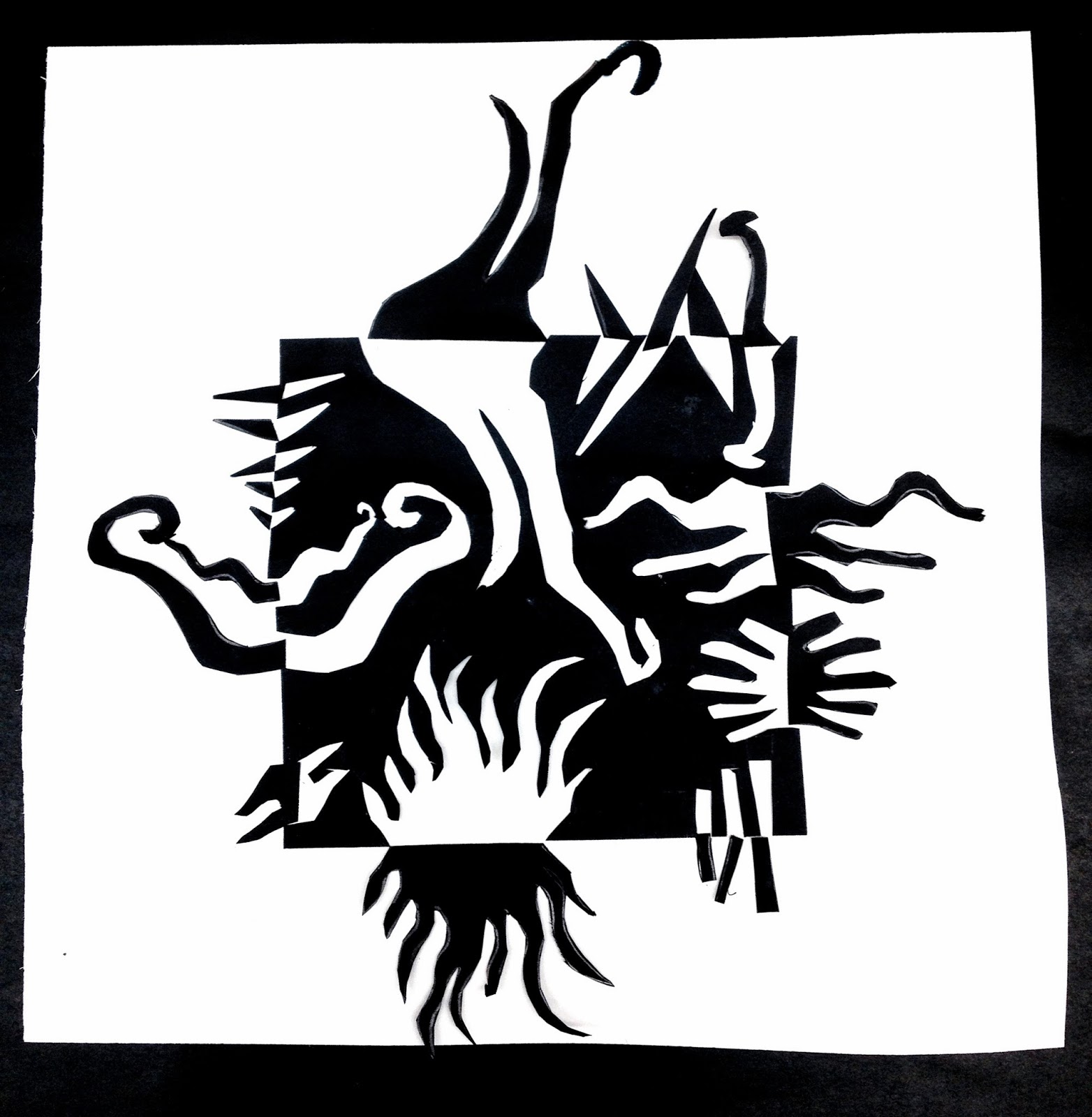 Art at Sanders Memorial: Japanese Notan Designs